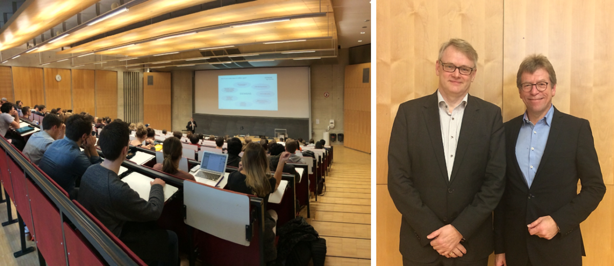 Inspiring guest lecture by Dr. Horst J. Kayser, Siemens CSO ...