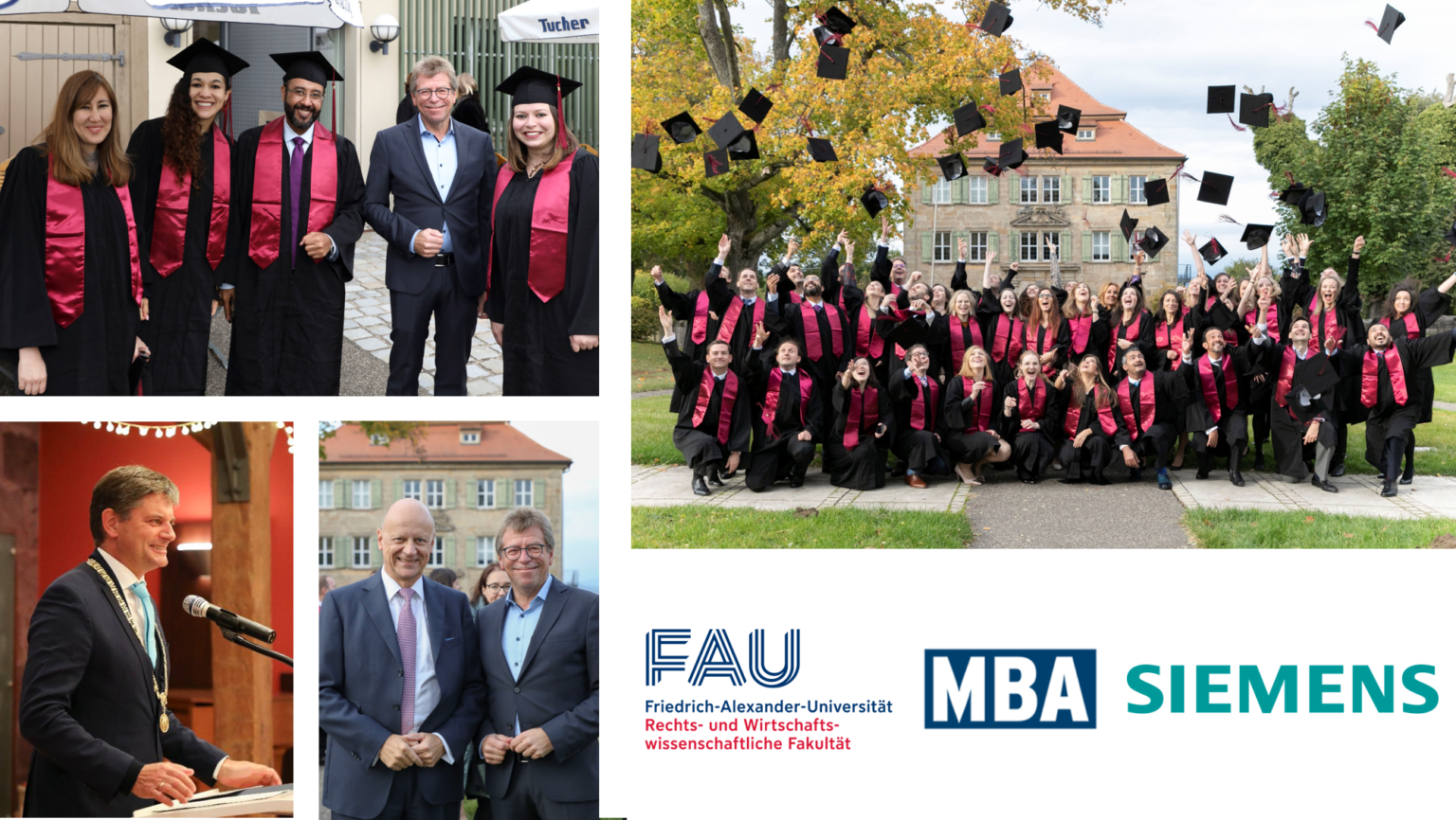 FAU-Siemens Executive MBA: Festive Graduation Ceremony of Classes 2018 ...