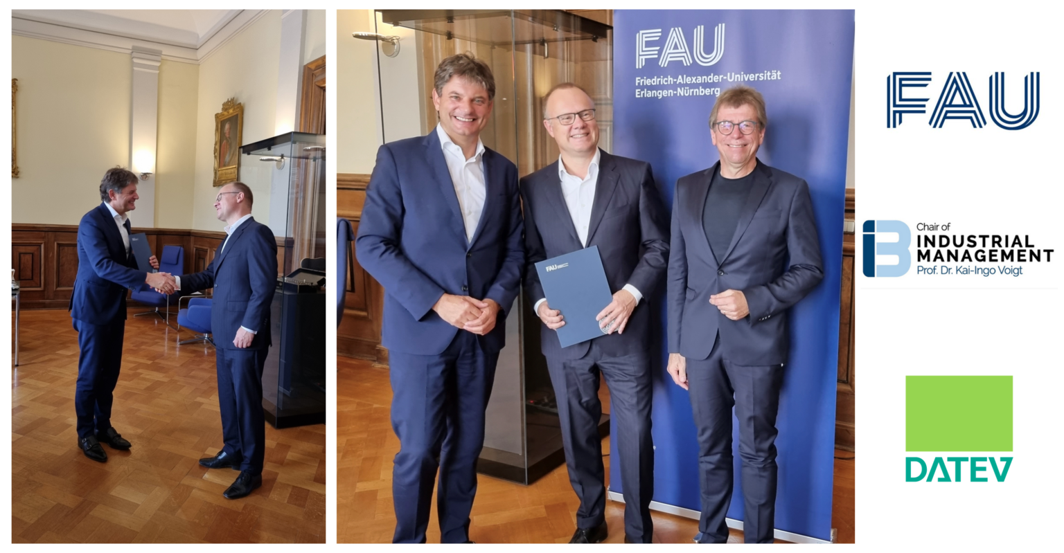 Congratulations to Honorary Professor Dr. Robert Mayr, CEO of DATEV eG ...